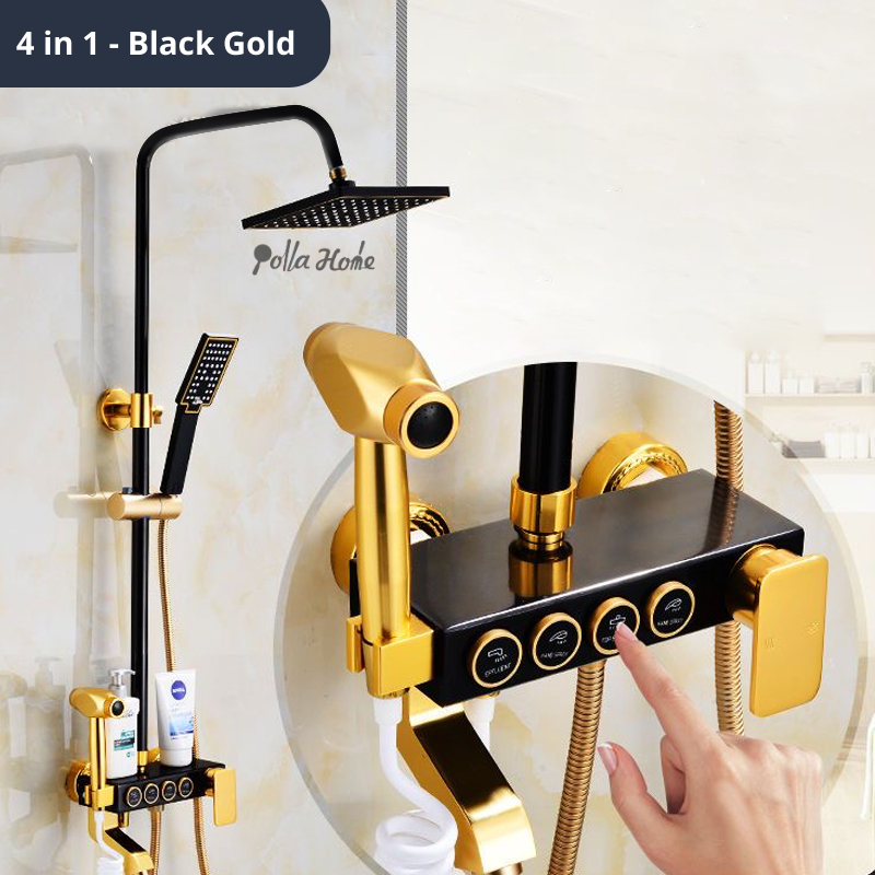 Jual Ollahom Shower Kamar Mandi 1 Set + Kran Cabang/Shower Mandi Set ...