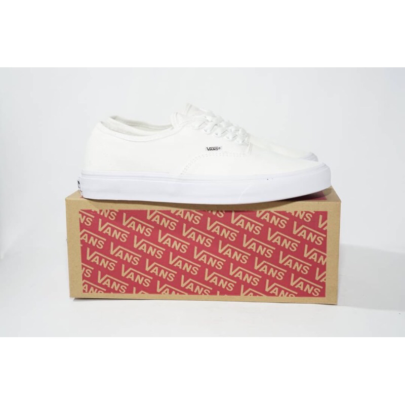 Jual VANS AUTHENTIC ALL WHITE | Shopee Indonesia