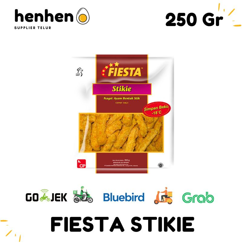 Jual FIESTA STIKIE 250 GRAM / 500 GRAM NUGGET AYAM FROZEN FOOD | Shopee ...