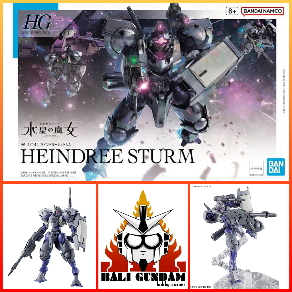 Jual HG 1/144 CFP-013 HEINDREE STURM Bali Gundam Hobby Corner Bandai ...