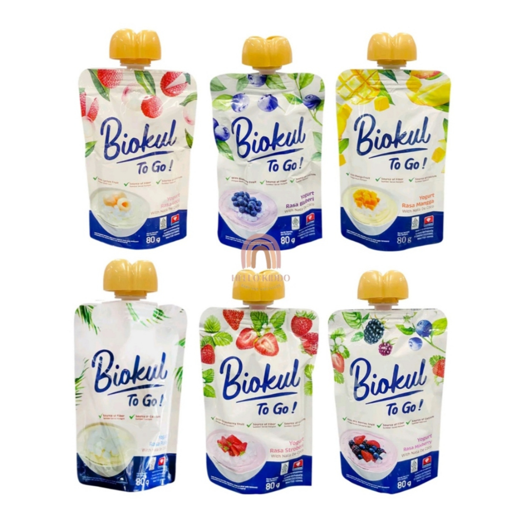 Jual YOGURT BIOKUL TO GO (KEMASAN POUCH) 80G | Shopee Indonesia
