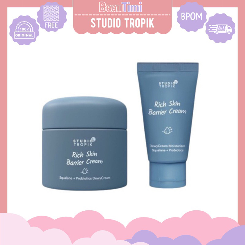 Jual beautimi - STUDIO TROPIK Rich Skin Barrier Cream 15gr | 50gr ...