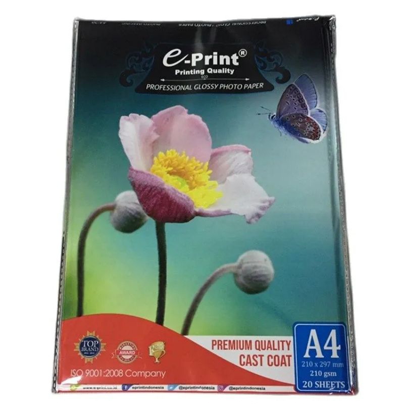 Jual PHOTO PAPER EPRINT CAST COAT A4 210G | Shopee Indonesia