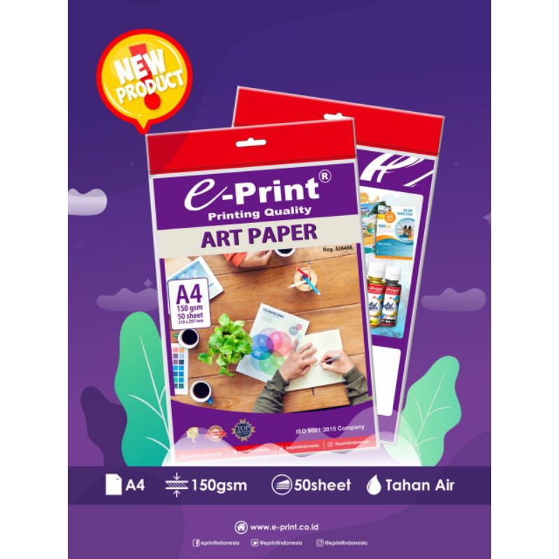 Jual ART PAPER EPRINT A4 150GSM / KERTAS ART PAPER | Shopee Indonesia