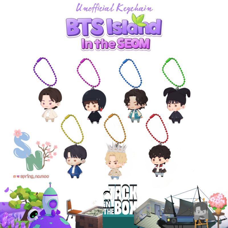 Jual BTS IN THE SEOM Keyring Akrilik Edisi Special Full Body. Gantungan Kunci BTS - Keychain ...