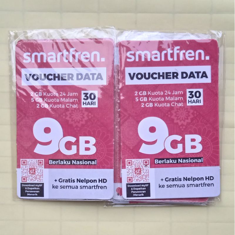 Jual Smartfren Voucher Data 9GB 30 hari murah | Shopee Indonesia