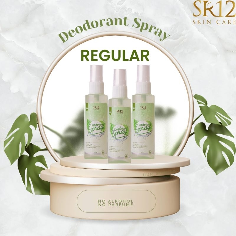 Jual Sr12 Skincare Deodoran Spray Wanita/Pria Anti Bau Badan Deo Spray ...