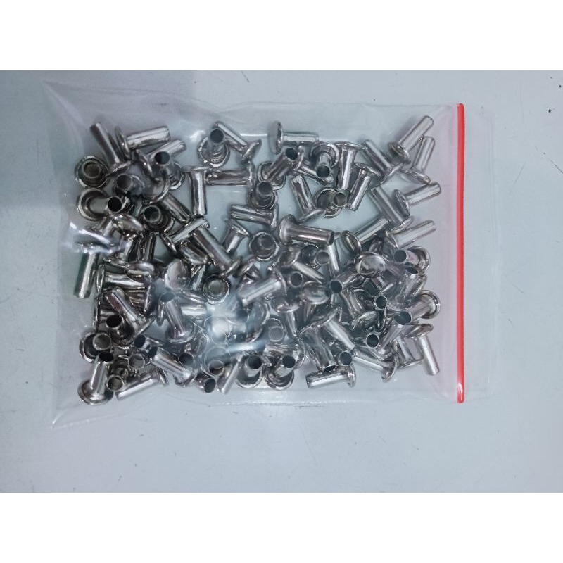 Jual paku mekanik 8x10 / paku binder 8mm panjang 10mm nikel / 100pcs ...