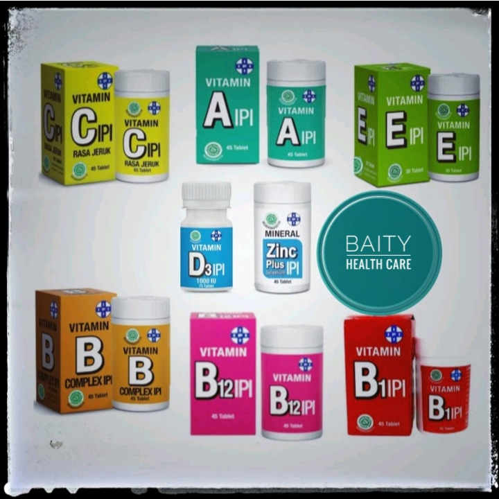 Jual Vitamin C ipi / Vitamin A ipi / Vitamin B1 ipi / Vitamin B12 ipi ...