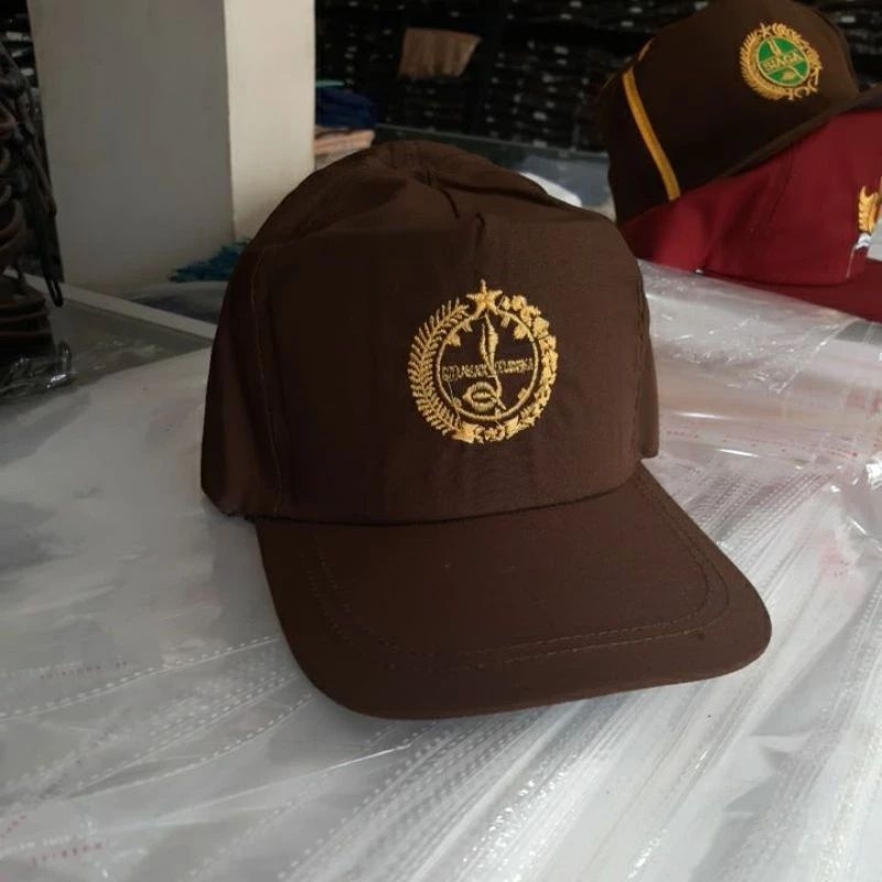 Jual topi pramuka belakang karet logo bordil | Shopee Indonesia