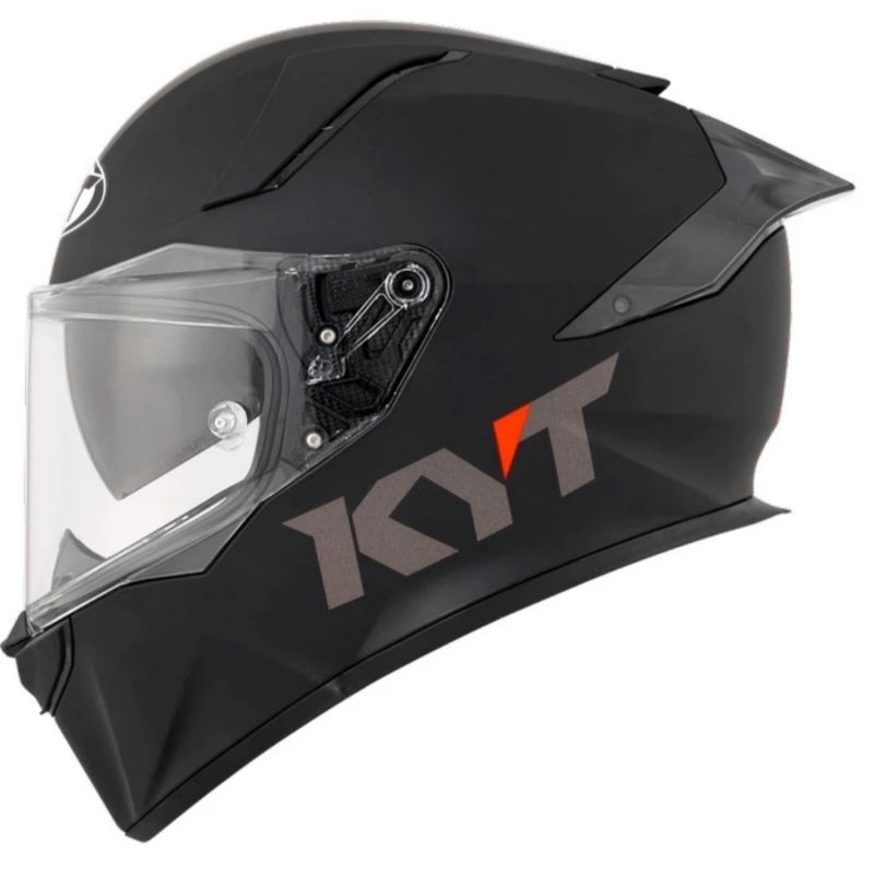Jual HELM KYT R2R SOLID PLAIN MATT BLACK DOUBLE VISOR KYT HELM R2R FULL ...