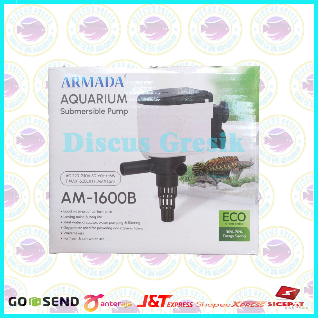 Jual Pompa Air Armada AM 1600 - Pompa Celup / Water Pump Akuarium ...