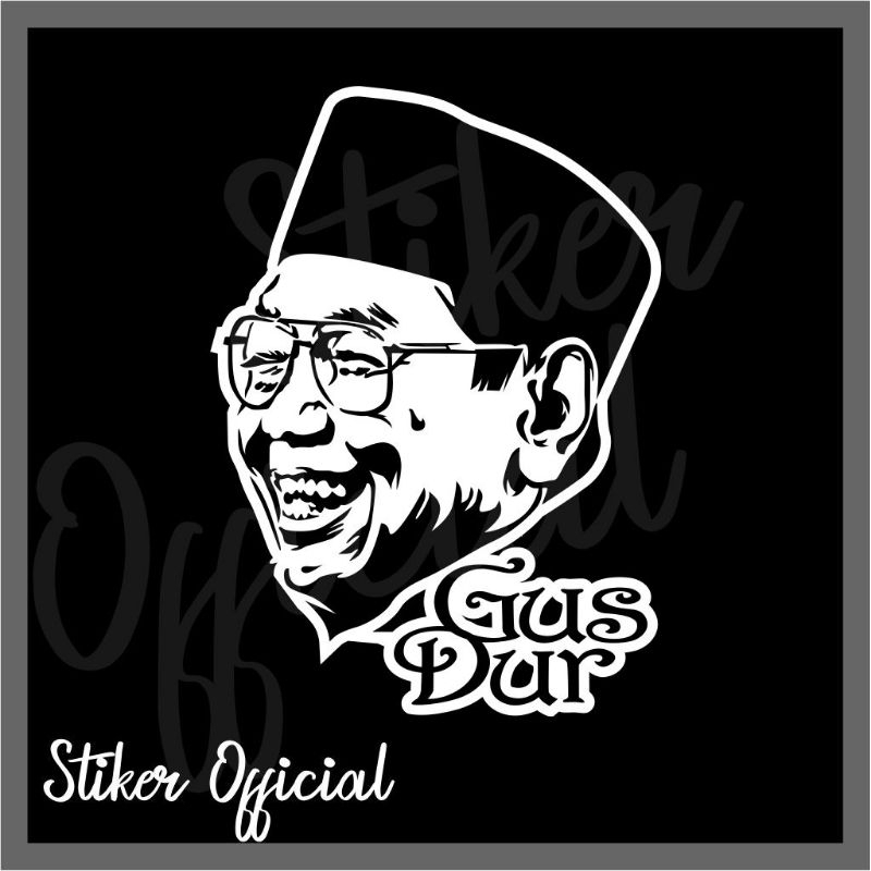 Jual sticker gus dur, cutting sticker | Shopee Indonesia