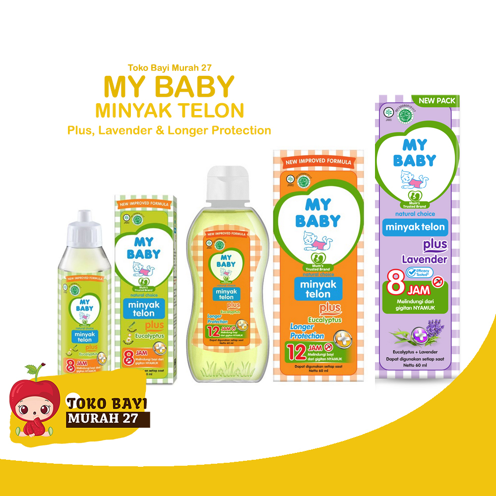 Jual Minyak Telon My Baby Varian Plus Lavender dan Longprot 30 ml 60 ml 90 ml 150 ml | Shopee ...