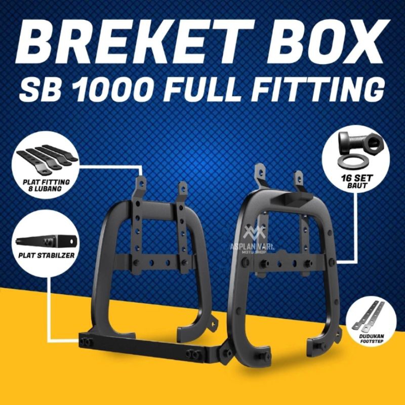 Jual BRACKET SIDE BOX SB1000 FULL FITTINGAN BREKET BOX SAMPING SB 1000 ...