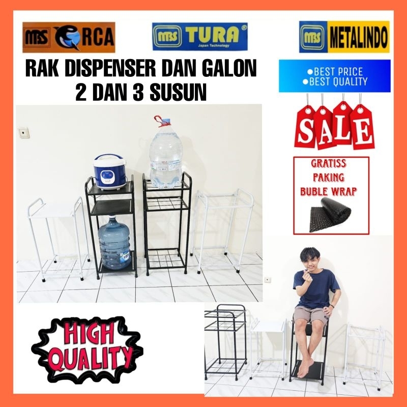 Jual Rak dispenser rak galon MBS meja kompor rak dapur rak guci rak ...