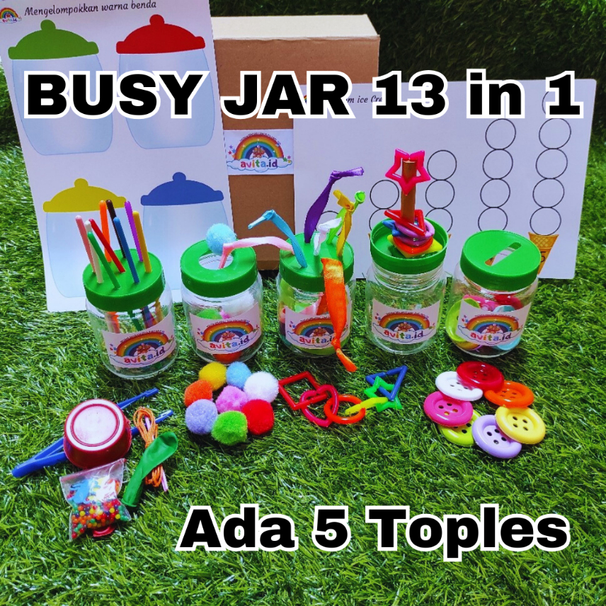 Jual avita.id TERMURAH & TERLENGKAP Busy Jar 14 in 1 / Mainan ...