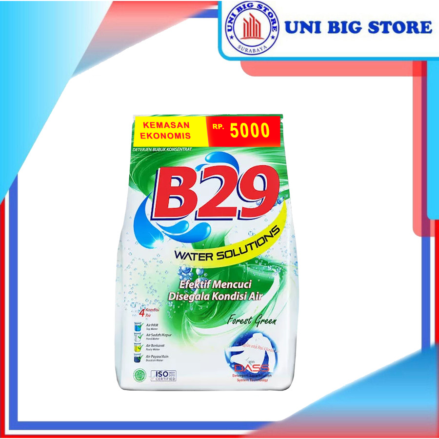 Jual B29 Deterjen B-29 Sabun Bubuk Water Solution Green 200 gr Detergen ...