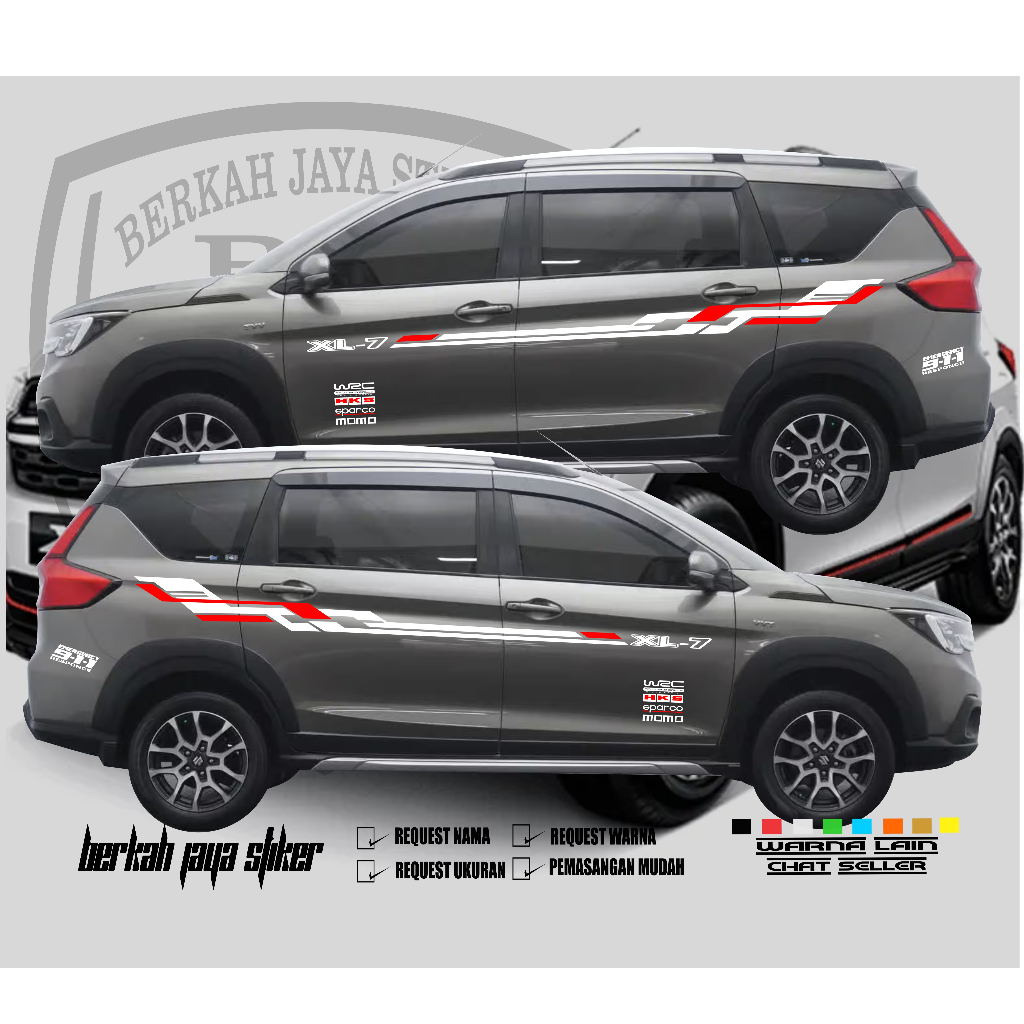 Jual STIKER ERTIGA XL7 STICKER CUTTING MOBIL SUZUKI XL7 TERLARIS ...