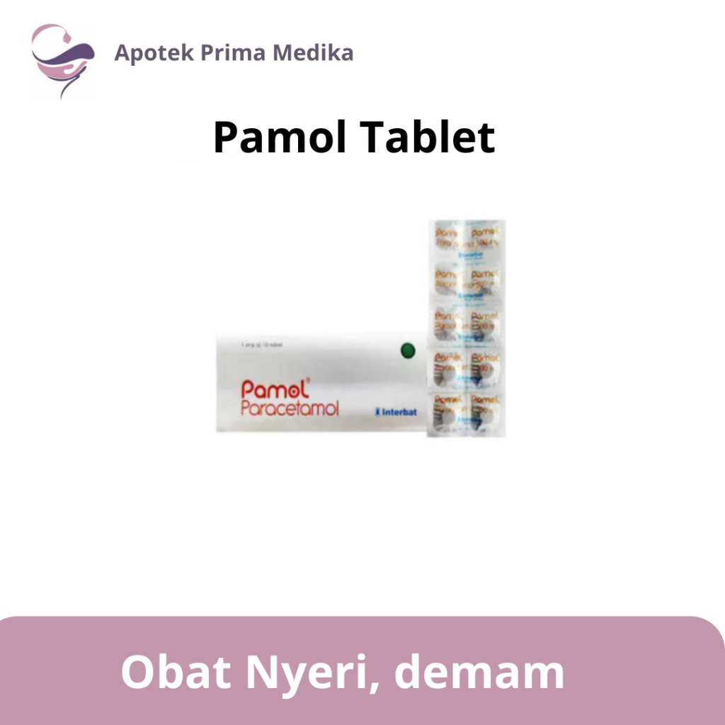 Jual PAMOL Strip 10 Tablet - Paracetamol Obat Demam Panas Dewasa ...
