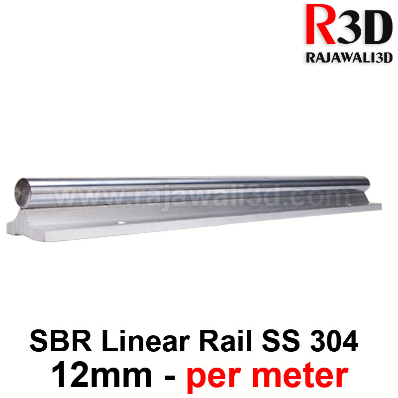 Jual SBR12 Rod 12mm Hard Chrome Linear Rail Shaft Support 1000mm ...