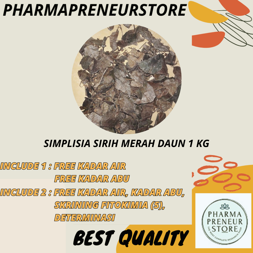 Jual SIMPLISIA SIRIH MERAH DAUN / DAUN SIRIH MERAH KERING DAN SERBUK ...