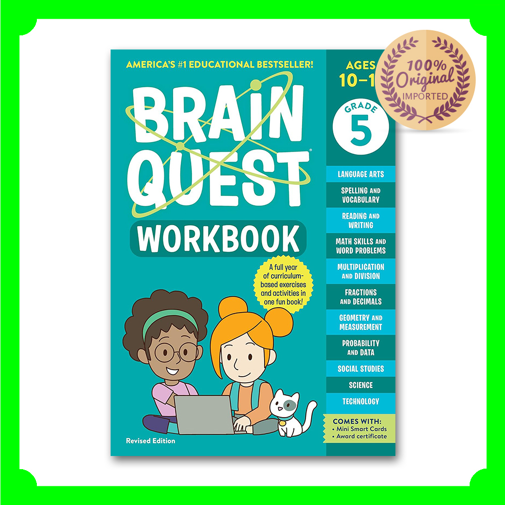 Jual Brain Quest Workbook : Grade 5 Ages 10-11 (NEW) | Shopee Indonesia