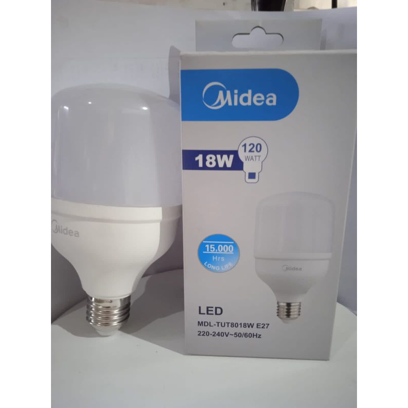 Jual Midea Lampu Led Tabung 18 watt putih coolday light | Shopee Indonesia