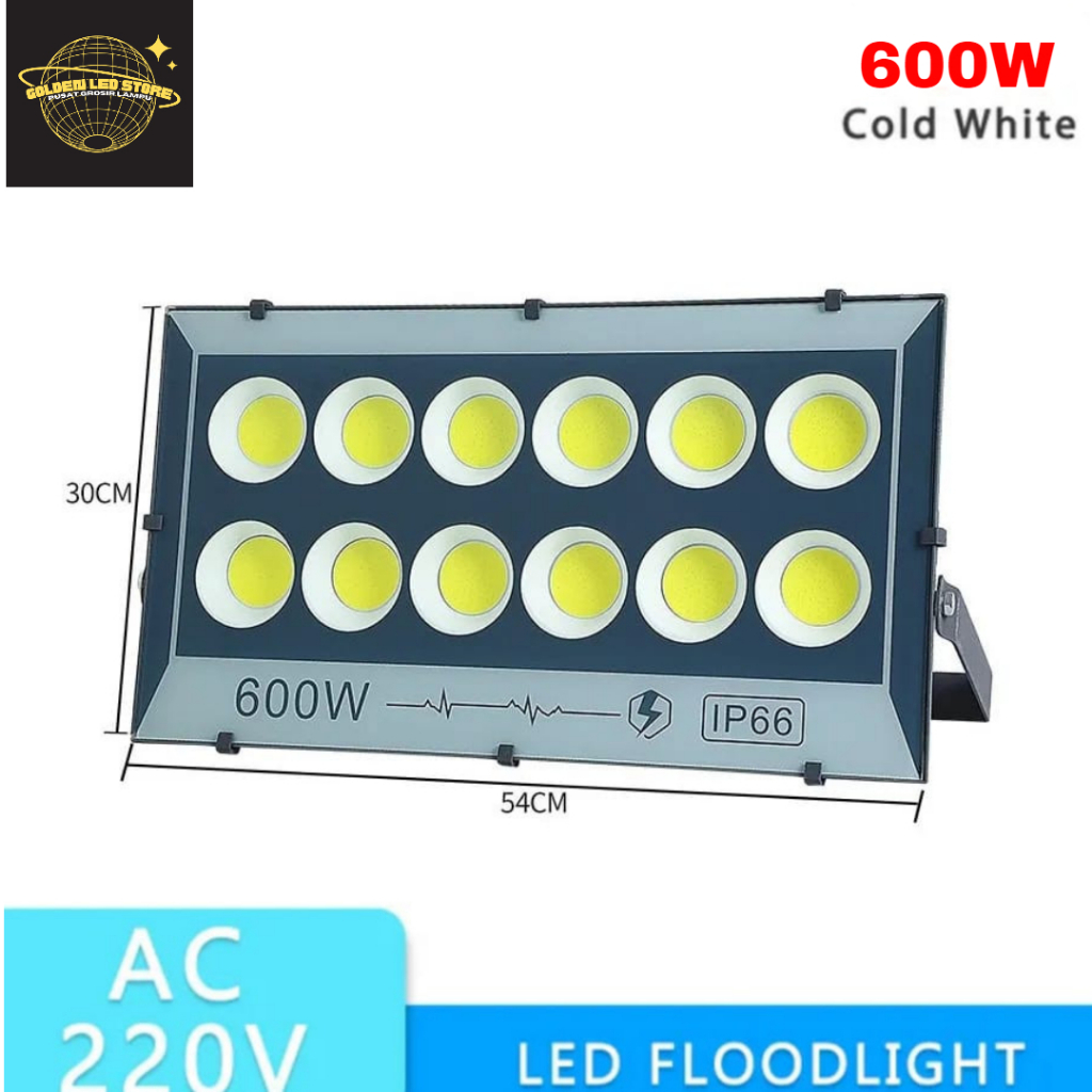 Jual LAMPU SOROT LED COB 600W PUTIH / LAMPU TEMBAK LED 600 WATT ...