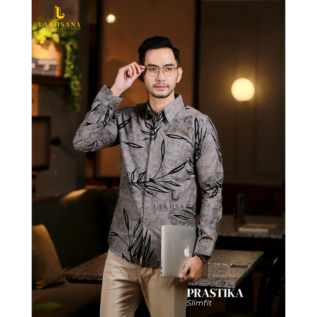 Jual Lakhsana Batik Prastika - Kemeja Batik Premium Slimfit Lengan ...
