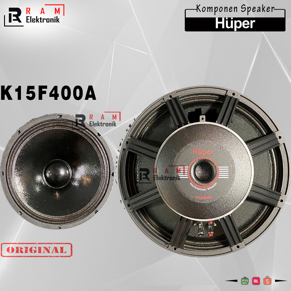 Jual HUPER K15F400 / K15 F400 Komponen Speaker 15 Inch Max 800 Watt ...