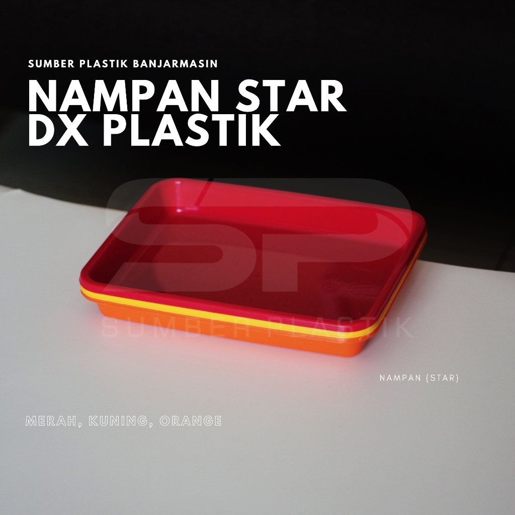 Jual Nampan Star DX Warna Nampan Tatakan Plastik Serbaguna (Satuan ...