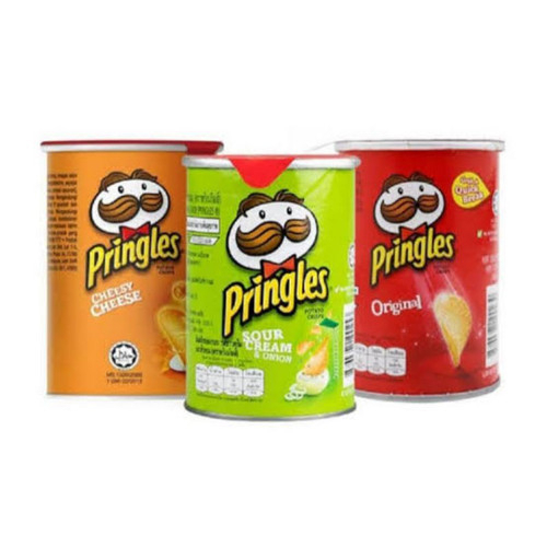 Jual Pringles Mini Keripik Kentang Potato Chips Original Sour Cream ...