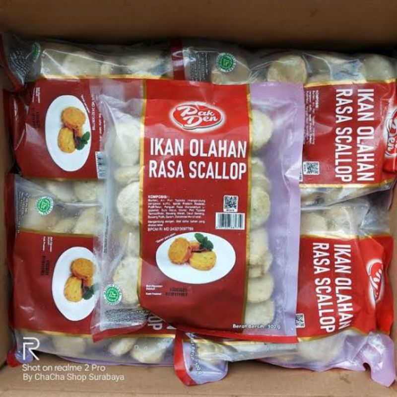 Jual Scalop Pak Den 500gr | Shopee Indonesia
