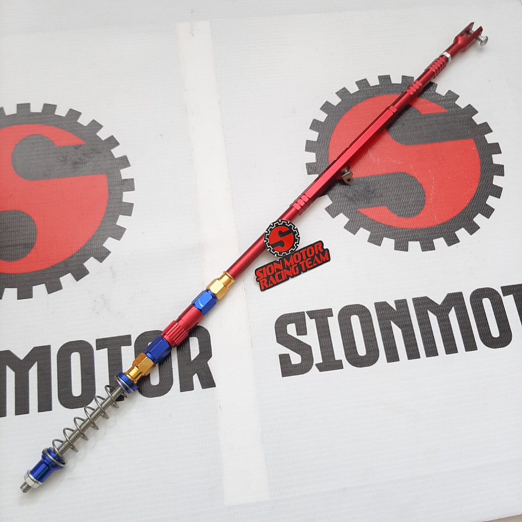 Jual Kawat Tiang Panel Rem Belakang Motor Variasi Warna Merah CNC ...