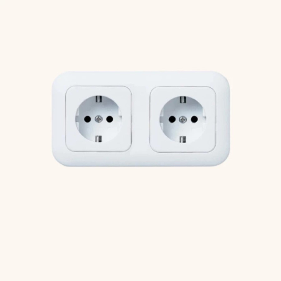 Jual Stop Kontak Colokan 2 Lubang Inbow Tanam PANASONIC CP / NON CP ...