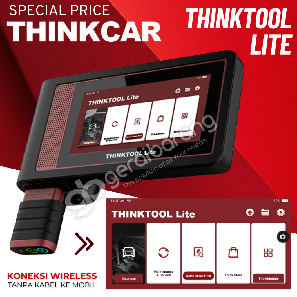 Jual Scanner Mobil Universal THINKCAR Thinktool Lite OBD2 Diagnostic ...