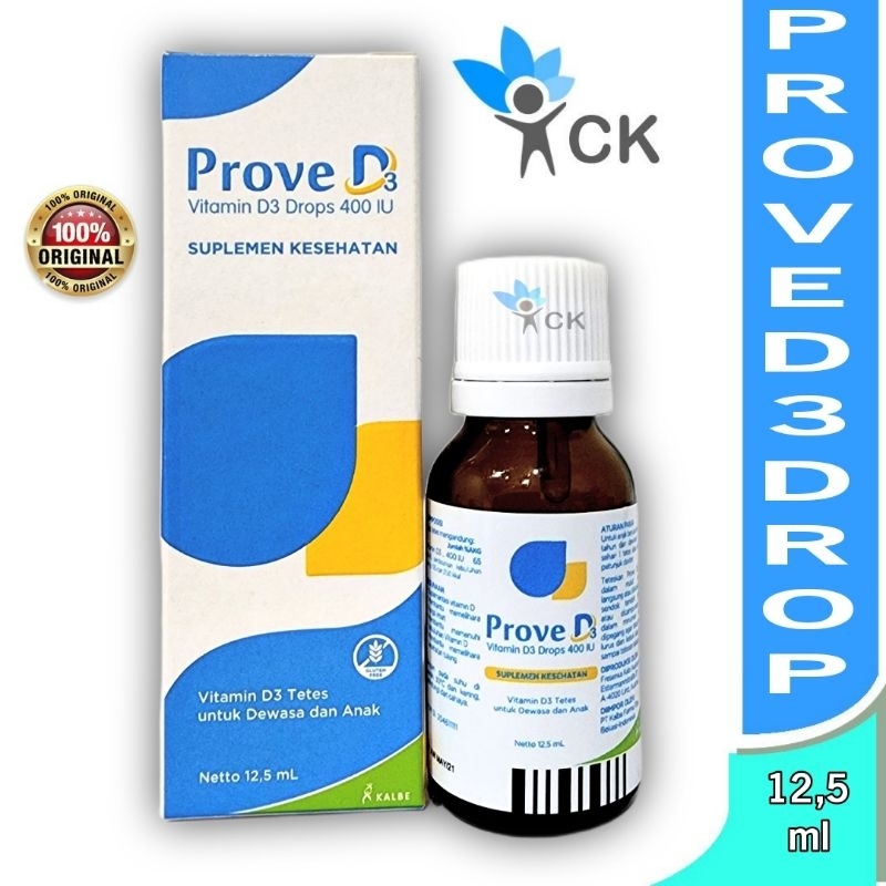 Jual PROVE D3 DROP 400 IU suplemen vitamin d untuk anak dan dewasa | Shopee Indonesia