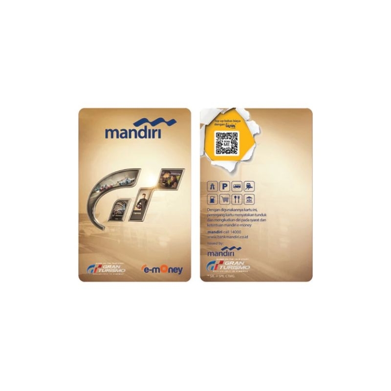 Jual Mandiri e-Money edisi Gran Turismo - Logo (ORIGINAL) | Shopee ...