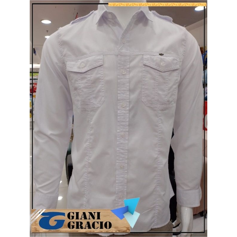 Jual New Kemeja Outdoor Putih GIANI GRACIO 00209 | Shopee Indonesia