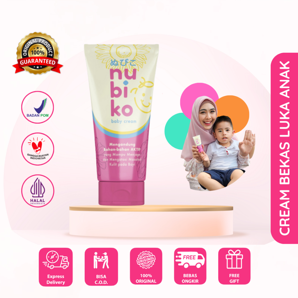 Jual Nubiko Baby Cream untuk Mengatasi Bekas Luka pada Kulit Bayi atau ...