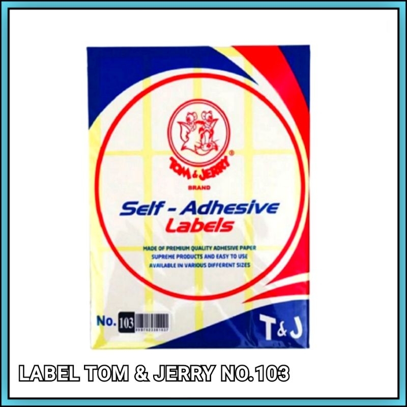 Jual 1 Pak Label Tom & Jerry / Sticker Label Tom Jerry 99 / 112 / 103 / 121 | Shopee Indonesia