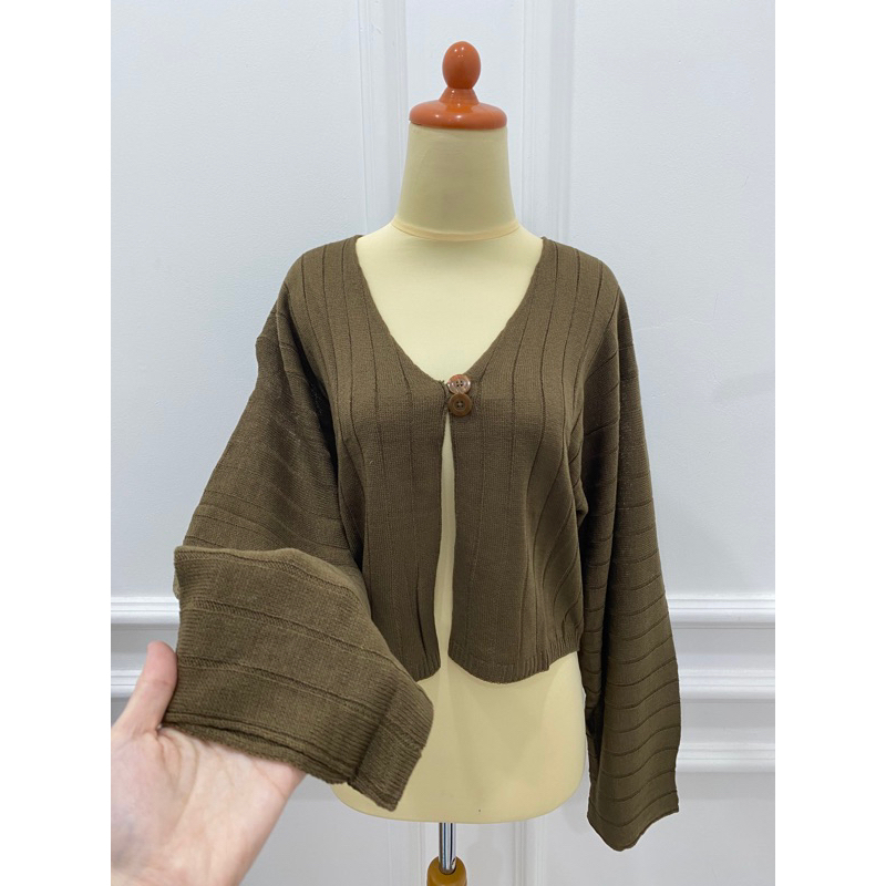 Jual LEA KNIT CARDIGAN / OUTER RAJUT OVERSIZE KNIT RAJUT POLOS KANCING OOTD VIRAL ABG | Shopee ...