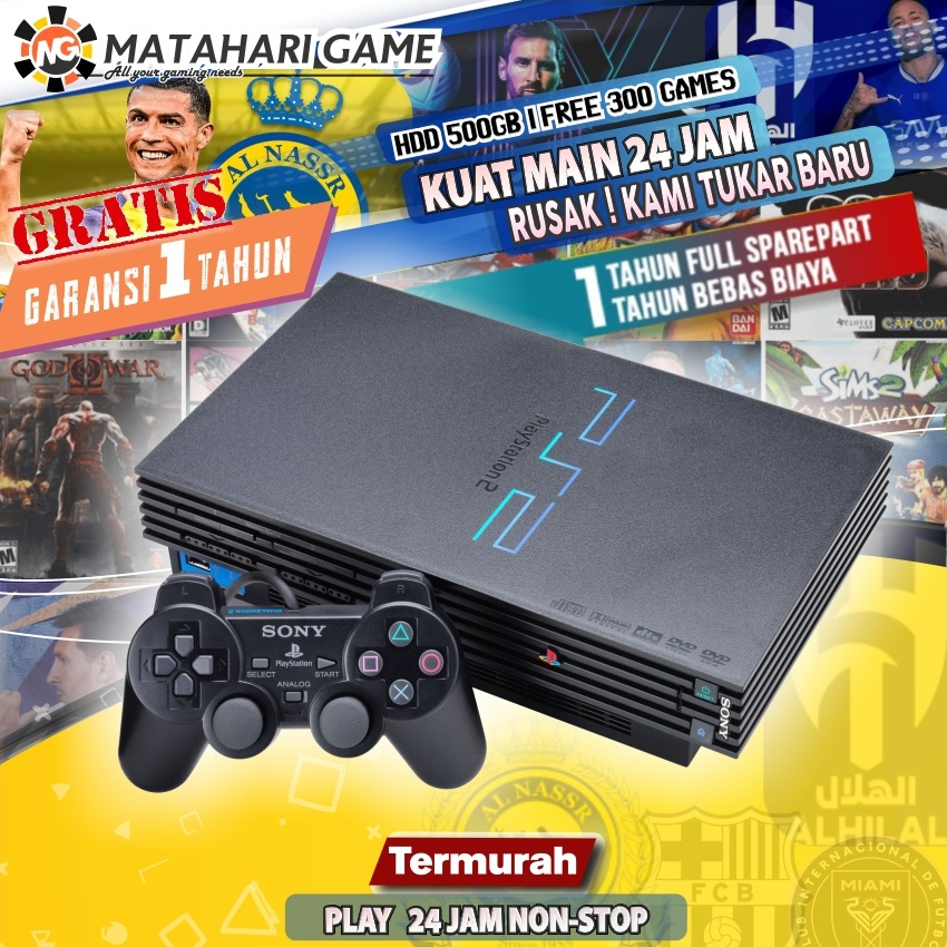 Jual Paket Lengkap Sony PS2 FAT HARDISK USB 500GB | Shopee Indonesia