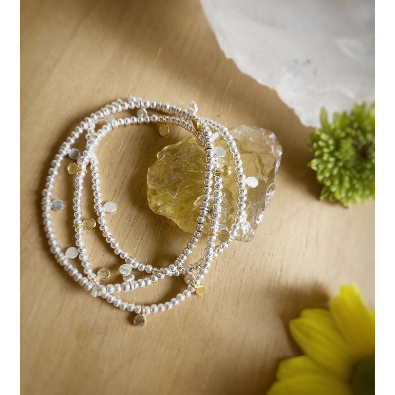 Jual Gelang Cantik Dengan Butiran Perak | Gelang Perak 925 Murni ...