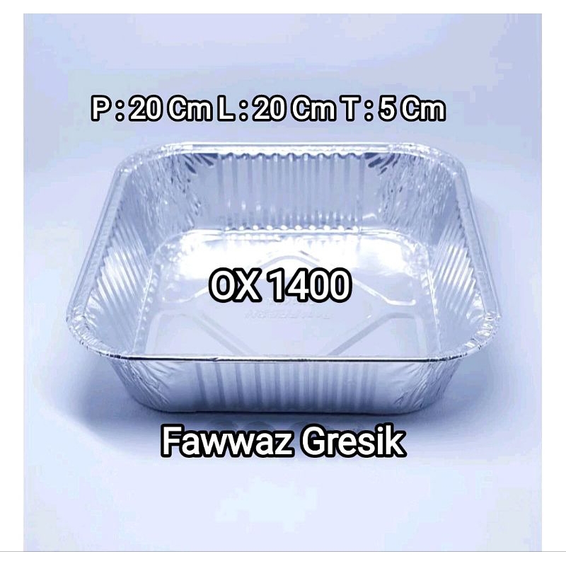 Jual Aluminium Foil OX 1400 ukuran 20x20 cm Bestfresh / Aluminium Foil 20x20cm Best Fresh ...