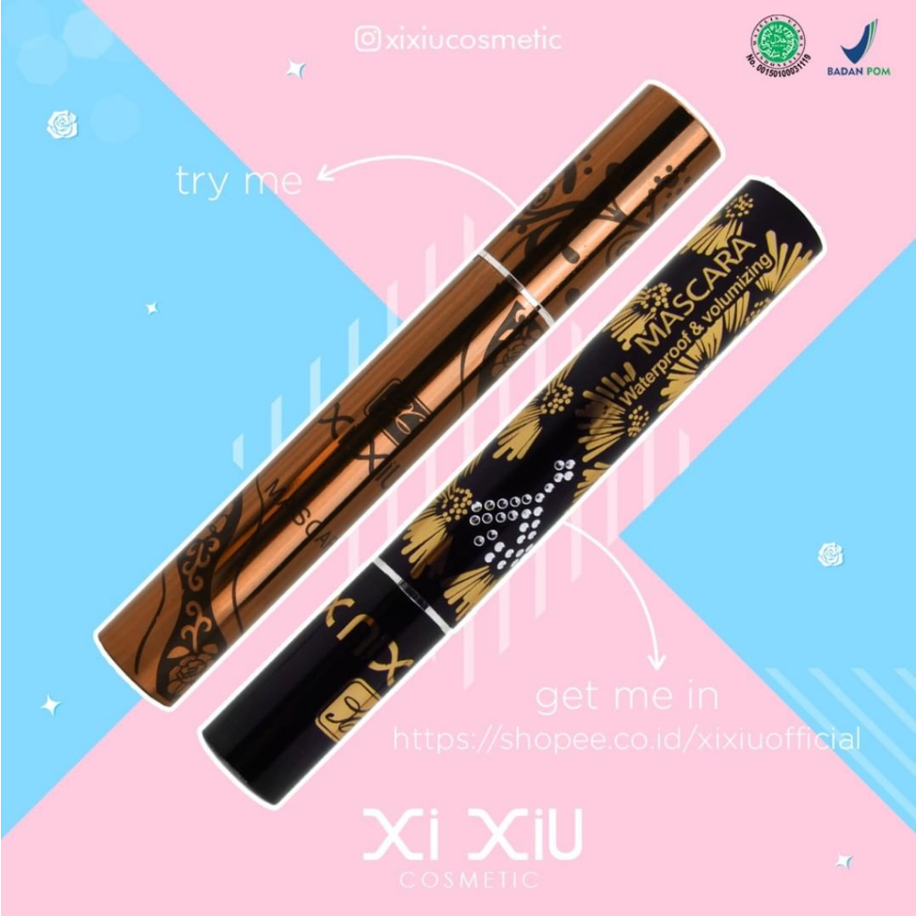 Jual Xi XiU Maskara / Xi Xiu Mascara WATERPROOF pelentik bulu mata alis ...