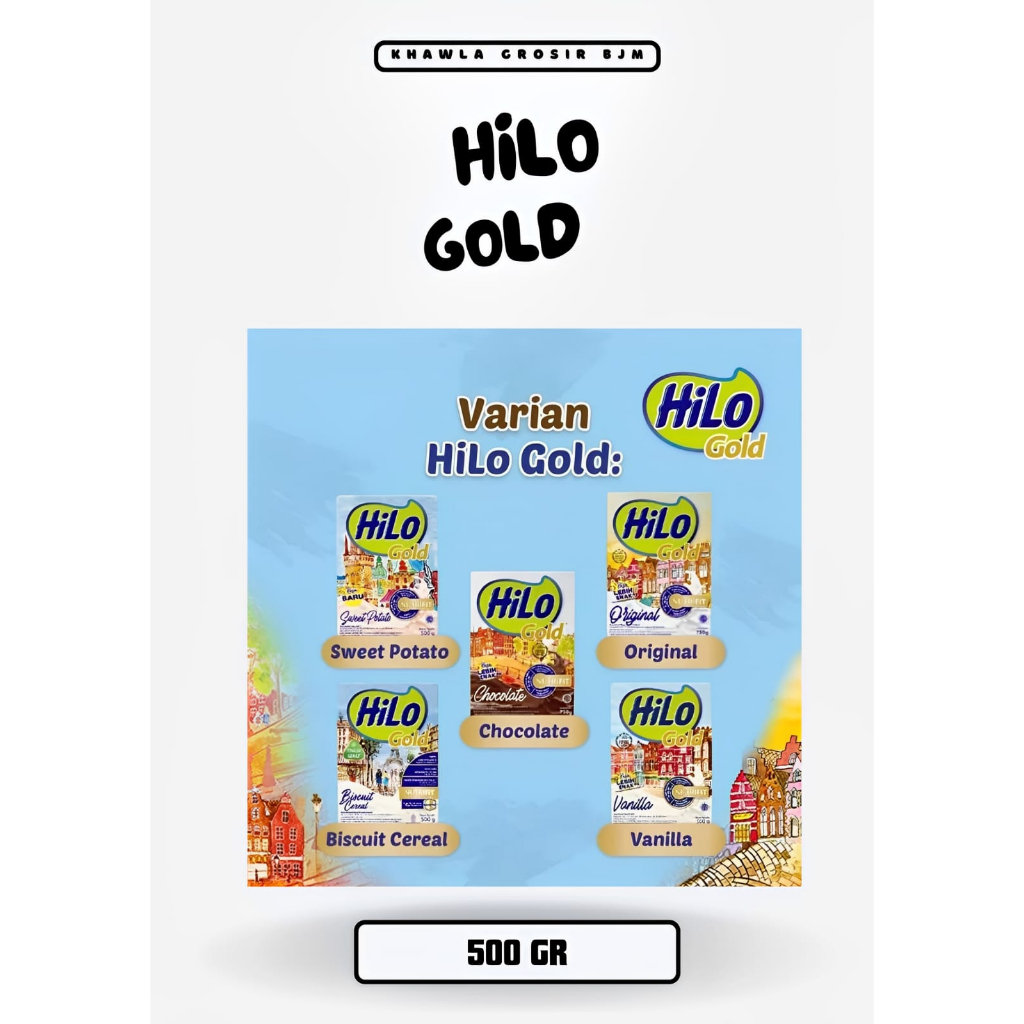 Jual HILO GOLD HIGH KALSIUM 500 GR ALL VARIANT | Shopee Indonesia