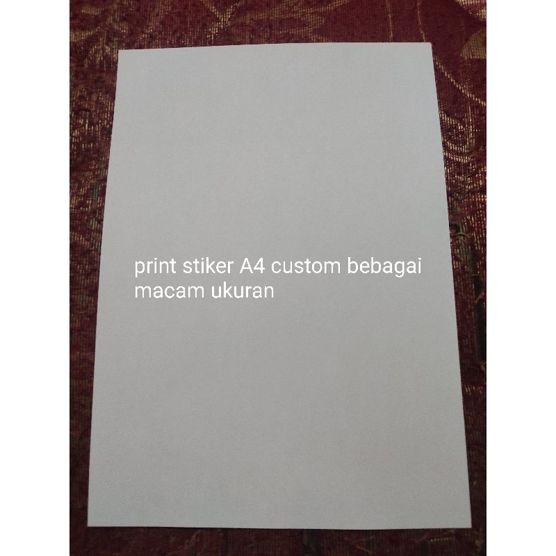 Jual print stiker ukuran custom | Shopee Indonesia