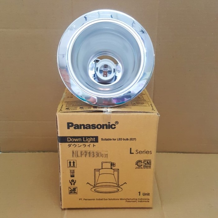 Jual Panasonic Downlight E27 4 Inch 4" NLP 71310 Fitting Plafon ...